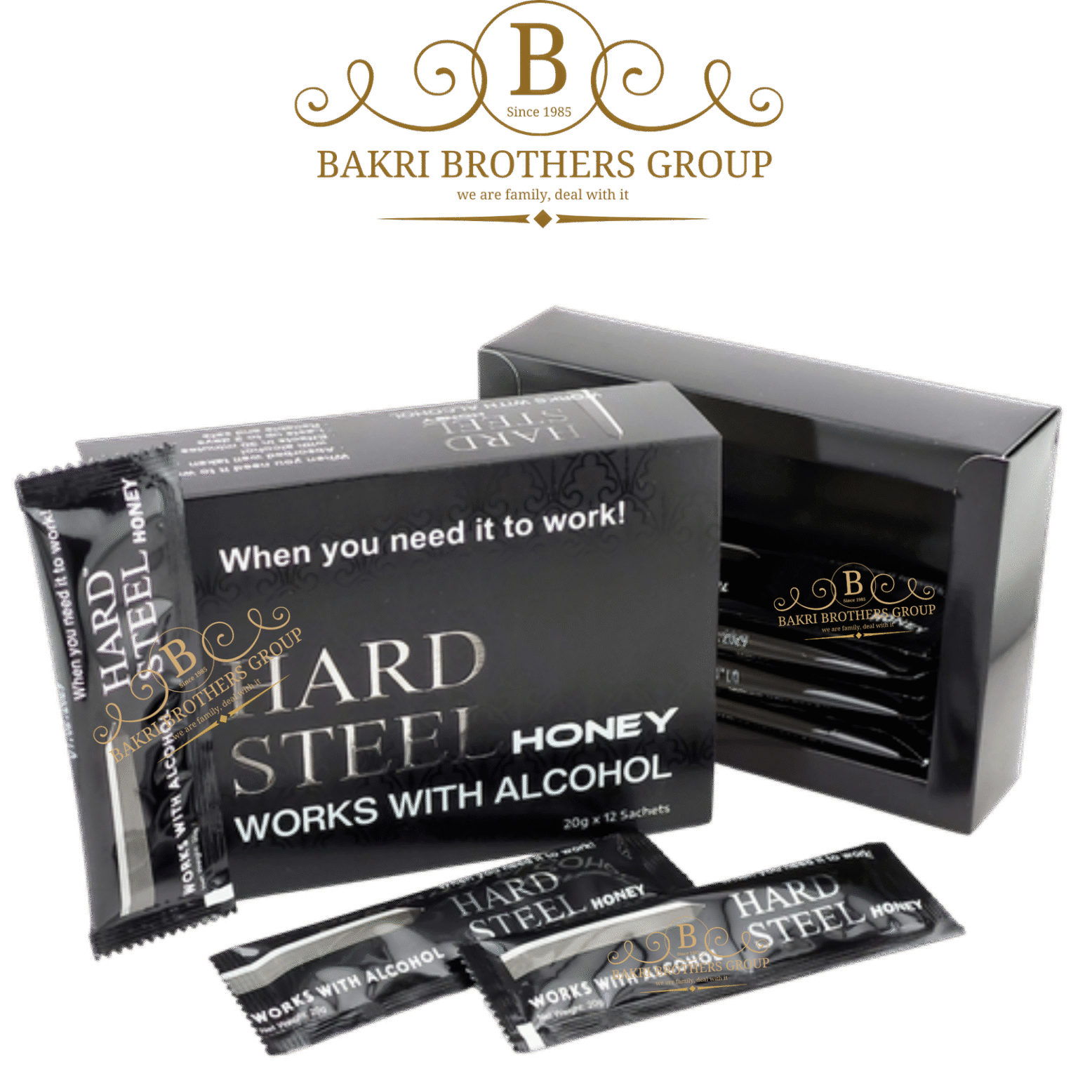 Hard Steel Honey | Effects in 30 minutes | 12 Sachets x 20g Each ...