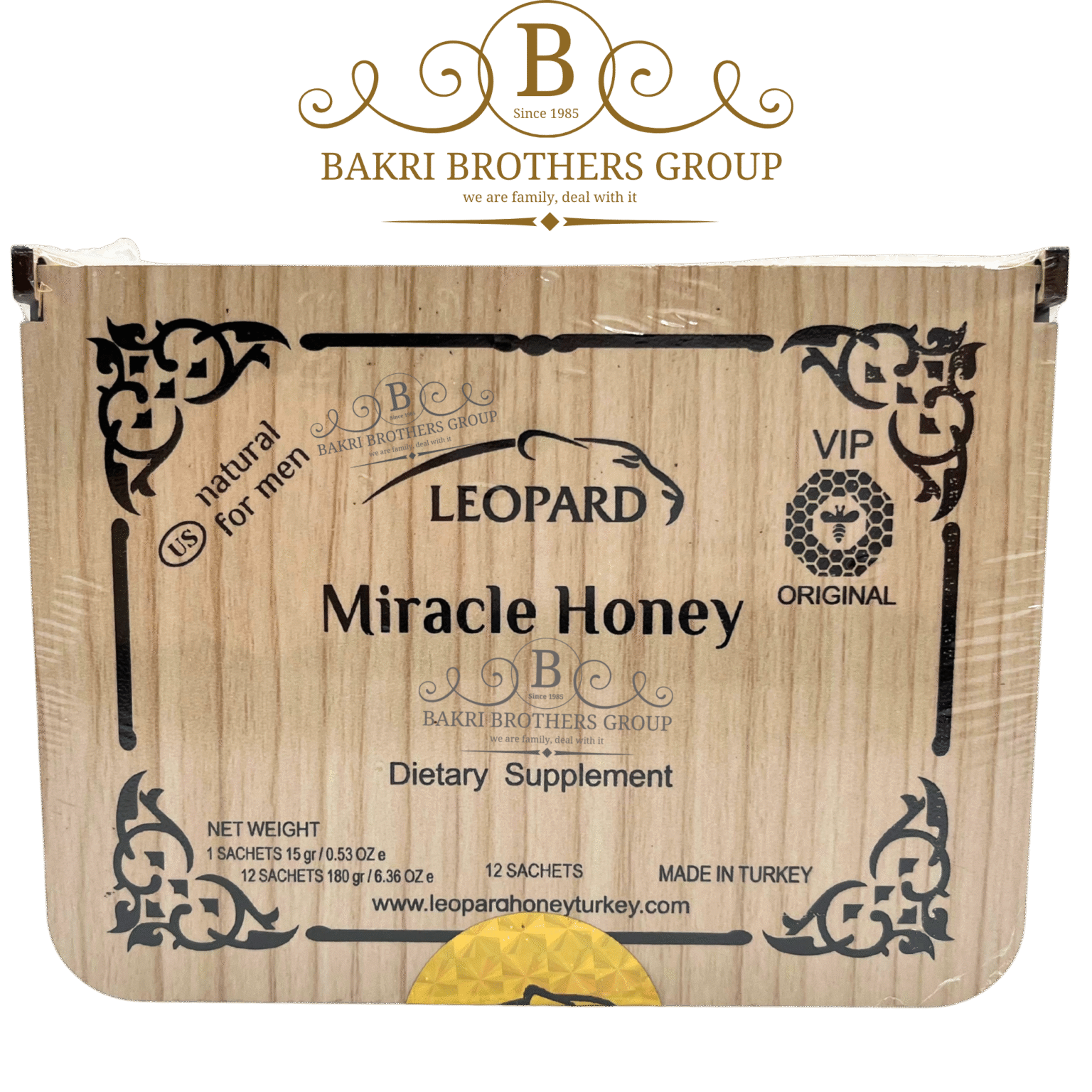 Leopard Miracle Honey – 12 Sachet Box (15g Each) – Minimum Case of 12 ...
