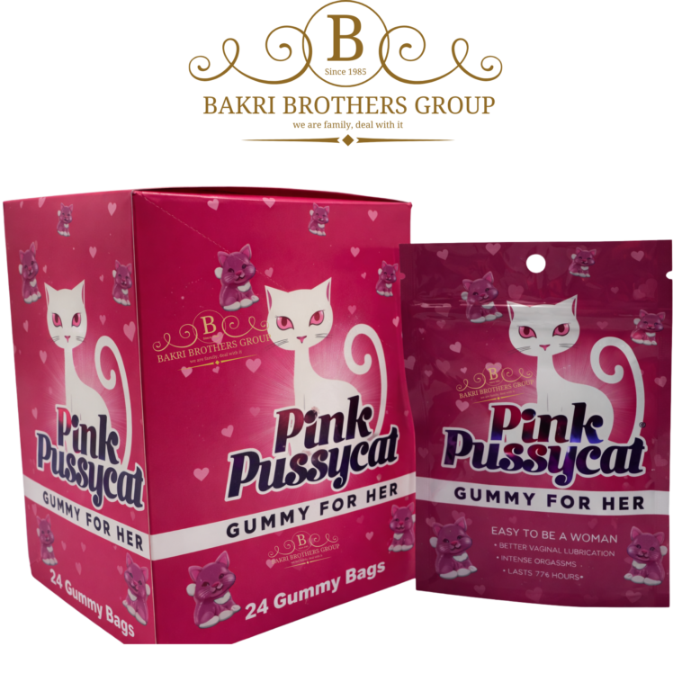 Pink Pussycat Gummies for Her | 24 Gummy Bags per Box - bbg-wholesale.com