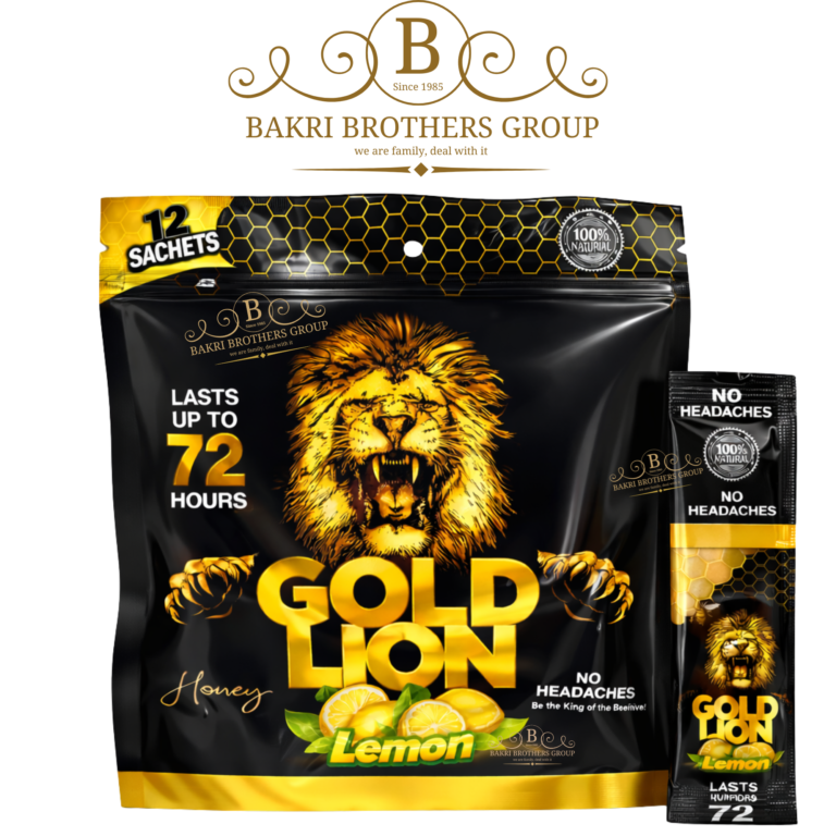 Gold Lion Honey Lemon | 12 Honey Sachets per Bag - bbg-wholesale.com